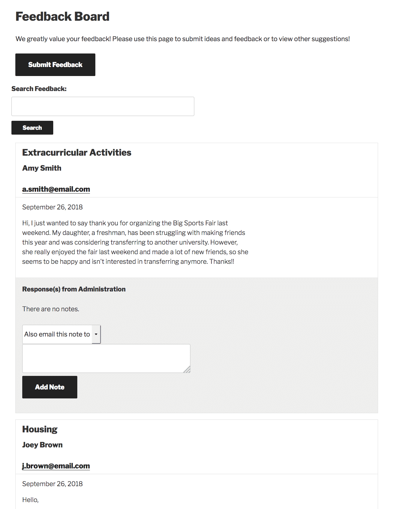 Creating a feedback board with Gravity Forms and GravityView