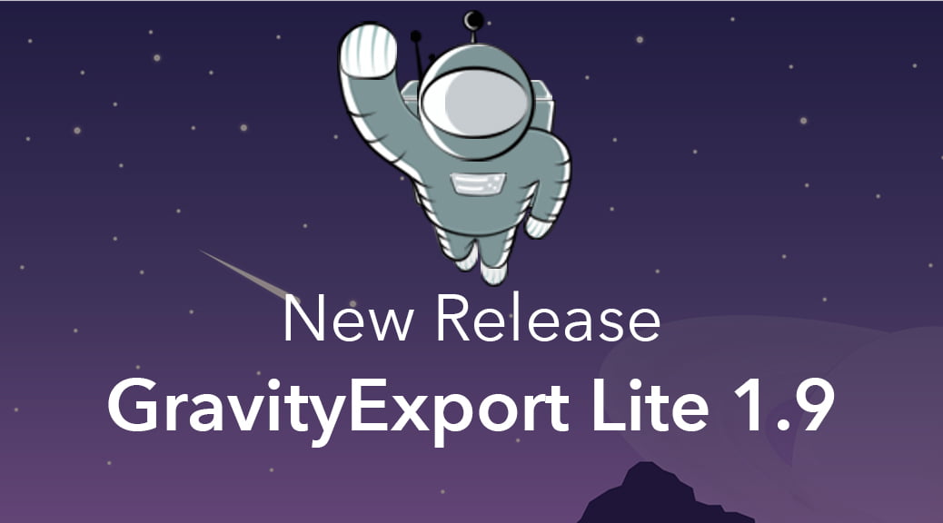 New Release: GravityExport Lite 1.9 - GravityKit