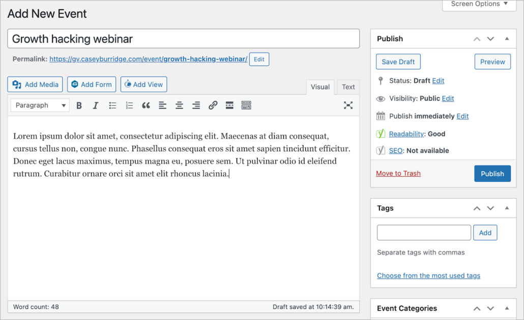 GravityCalendar vs The Events Calendar - GravityKit