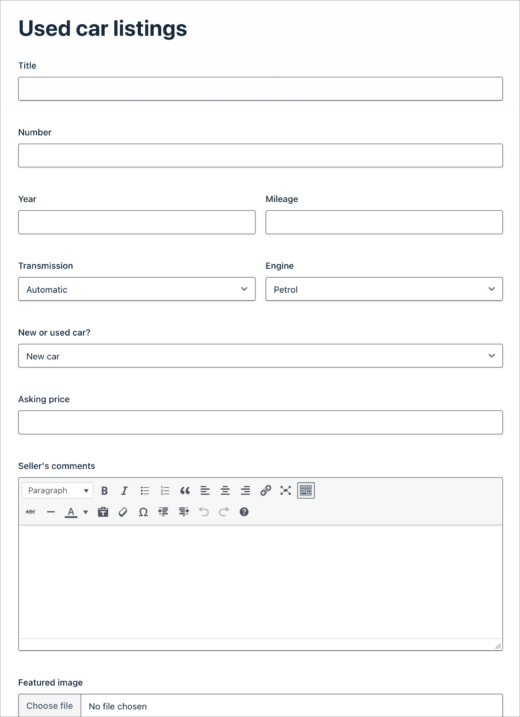 How to build a car dealership site on WordPress - GravityKit