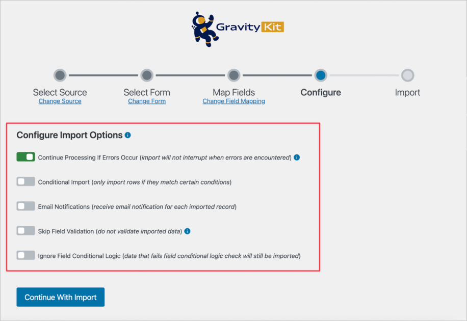 How to import Gravity Forms entries from an Excel file - GravityKit