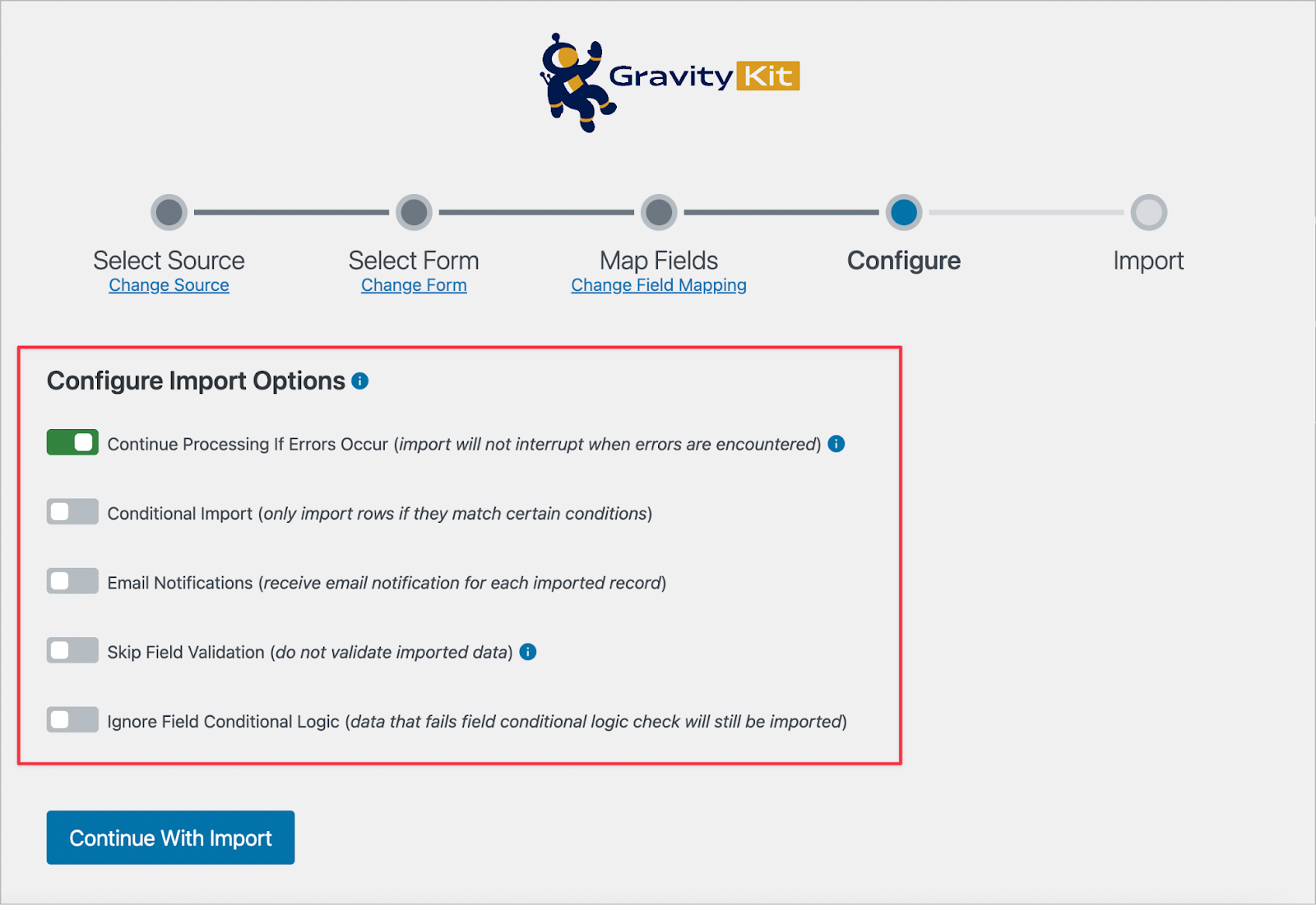 How to import Gravity Forms entries from an Excel file - GravityKit