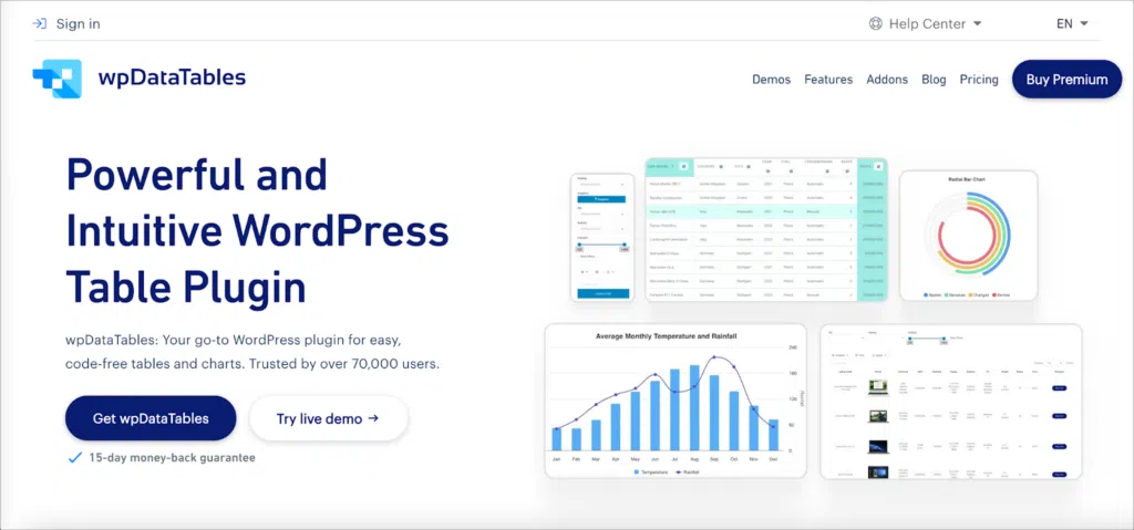 Top 6 best responsive table plugins for WordPress - GravityKit