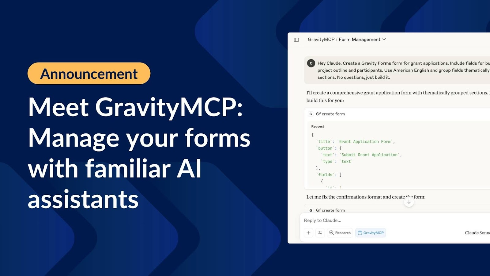 Meet GravityMCP: Manage Gravity Forms with AI - GravityKit